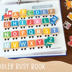 Busy Book Printable, Toddler Learning Binder, Homeschool Resources ...
