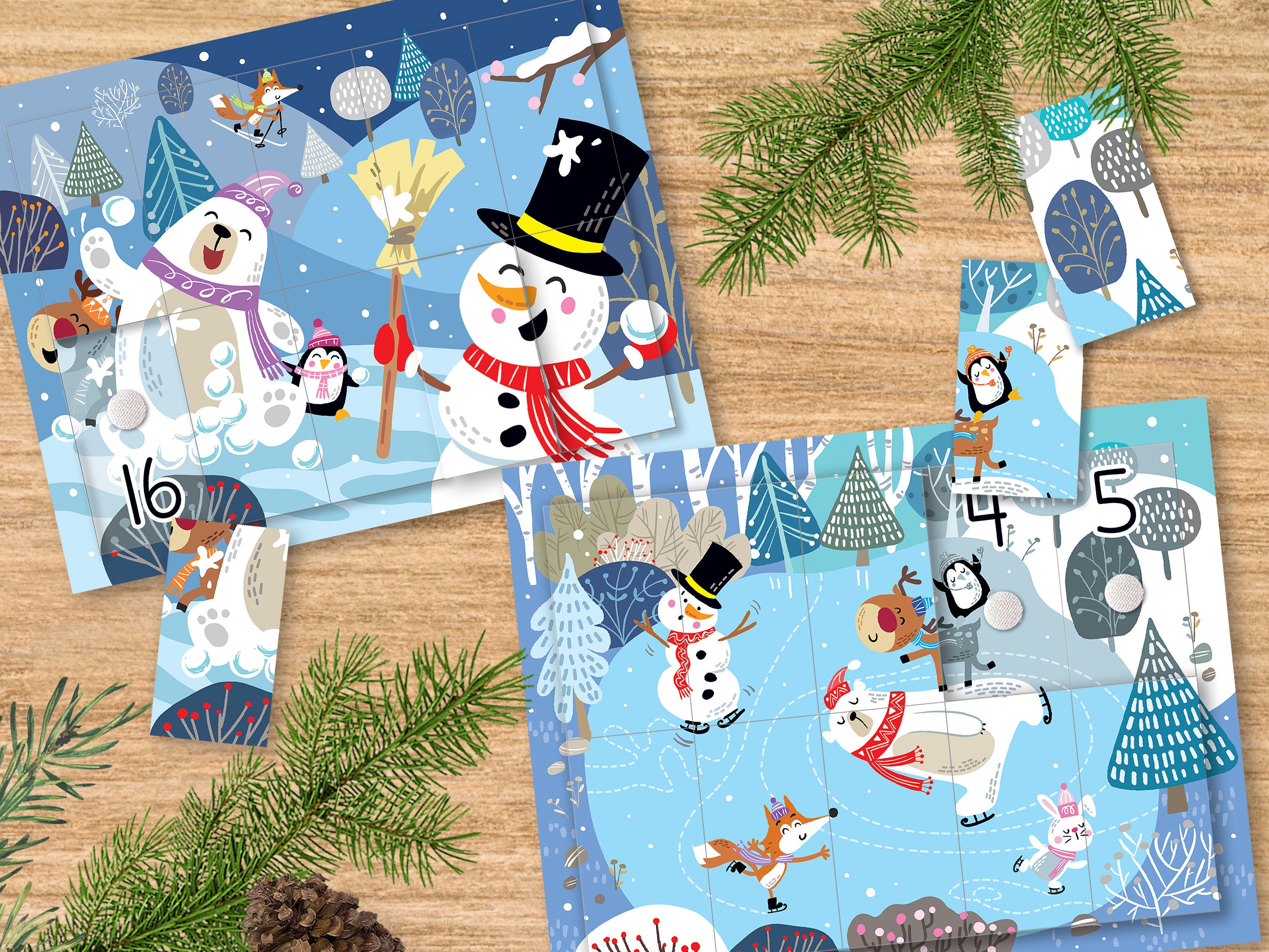 Winter Printable Busy Book, Preschool Curriculum Learning Binder ...