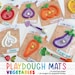Playdough Mats Vegetables Printable,fun Activity for Kids,popsicle ...