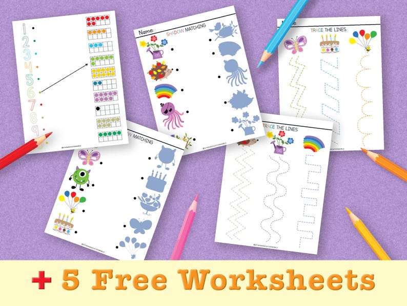Playdough Counting Mats 1-10 Printable, Preschool Math Activity ...
