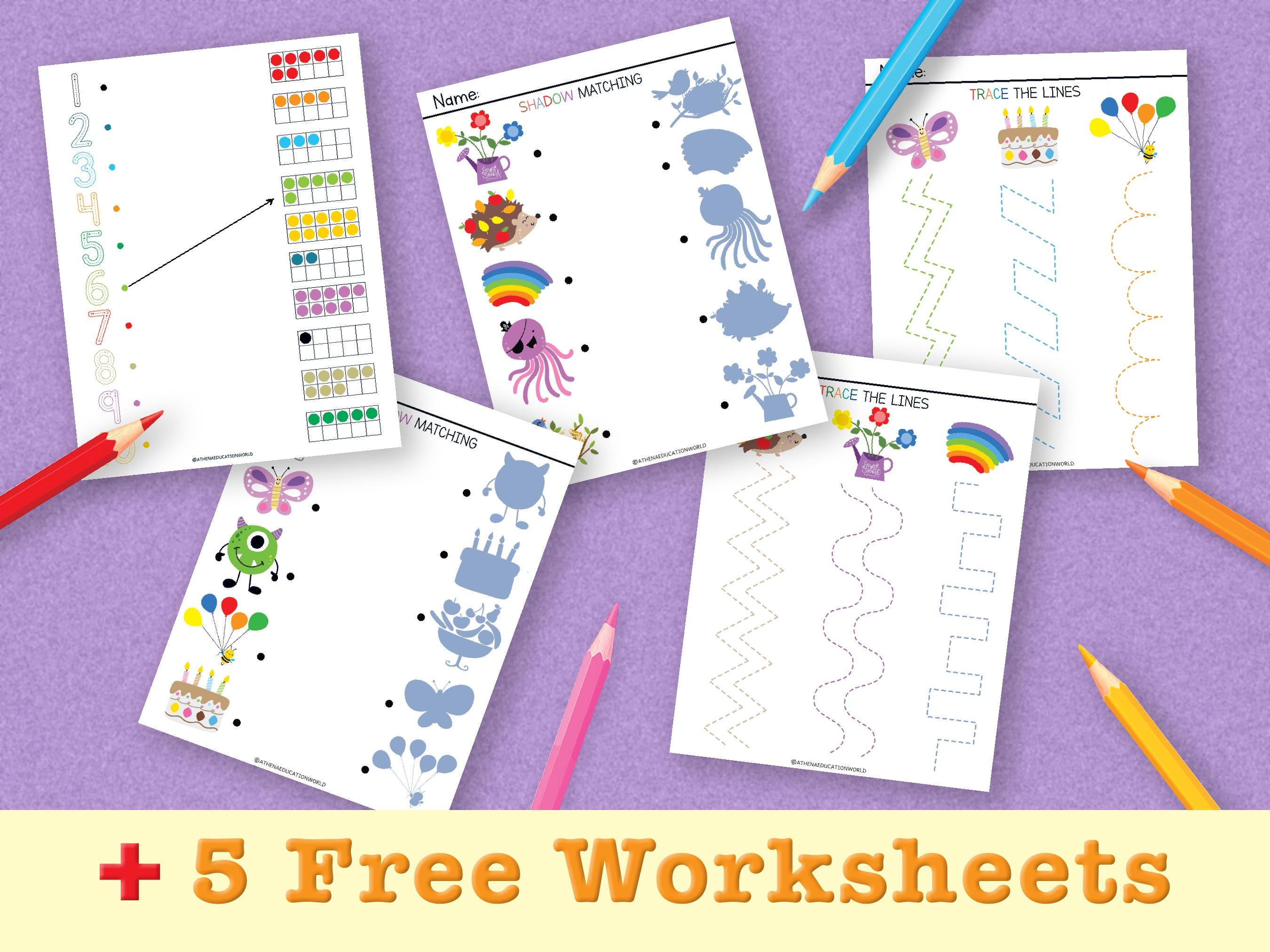 Playdough Counting Mats 1-10 Printable, Preschool Math Activity ...