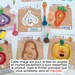 French Playdough Mats Vegetables Printable, Fun Activity for Kids ...