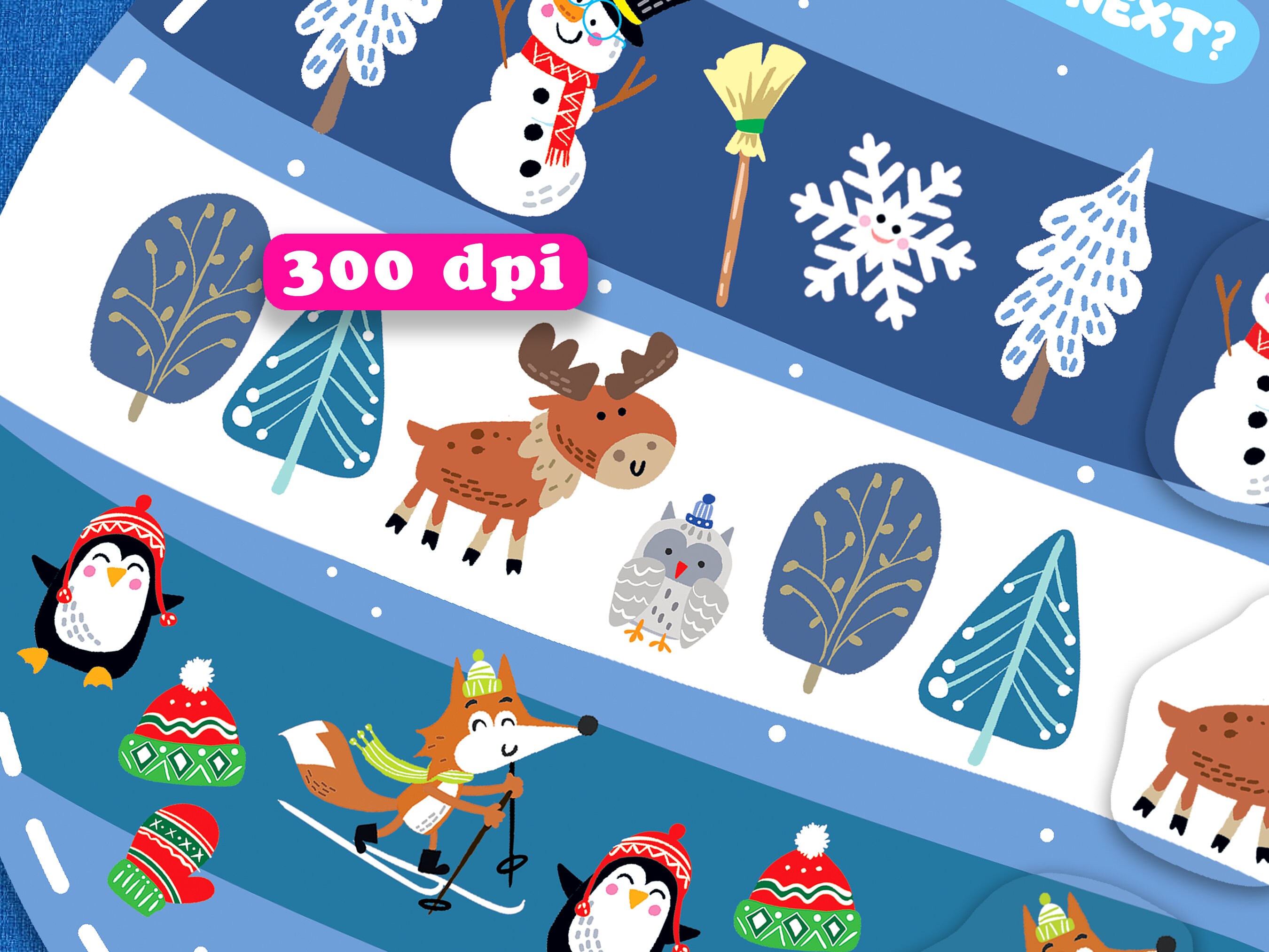 Circular Winter Printable Busy Book, Preschool Curriculum Learning ...