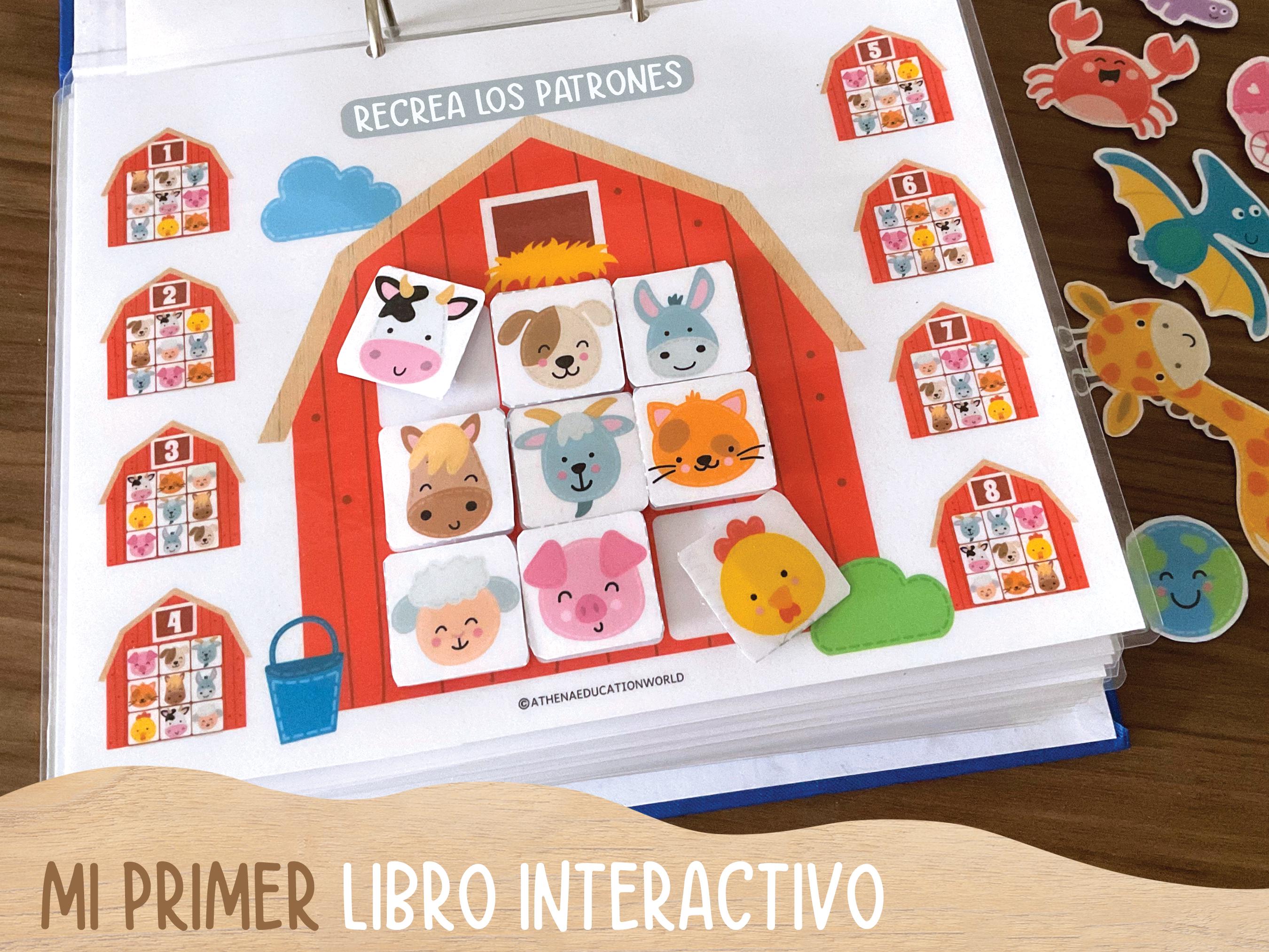 Spanish Busy Book Printable,toddler Learning Binder,homeschool ...