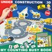 Construction Counting Busy Book, Number Tracing Activity, Printable 3D ...