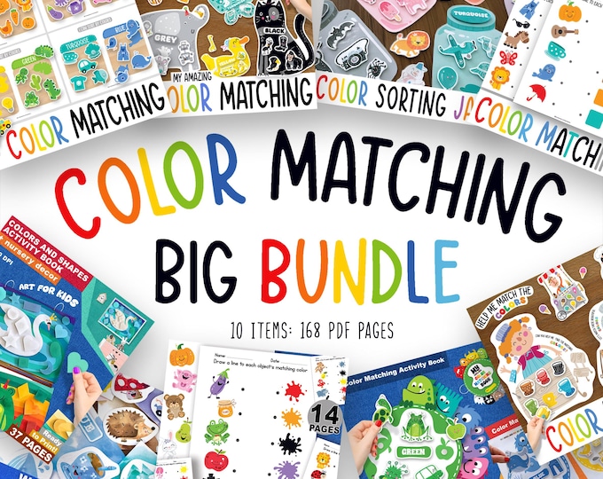 Color Matching Printable. Color Matching for Toddlers. Color Matching ...