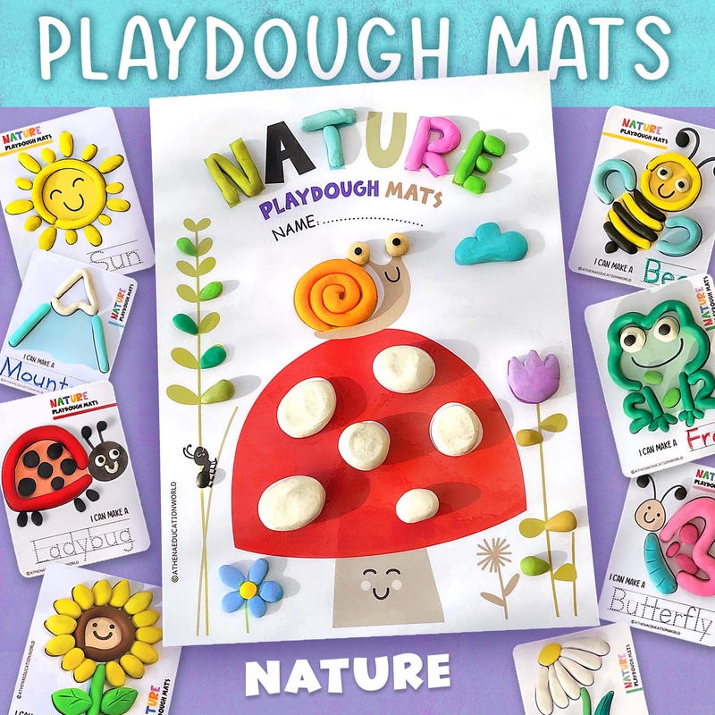 Playdough Mats - Etsy