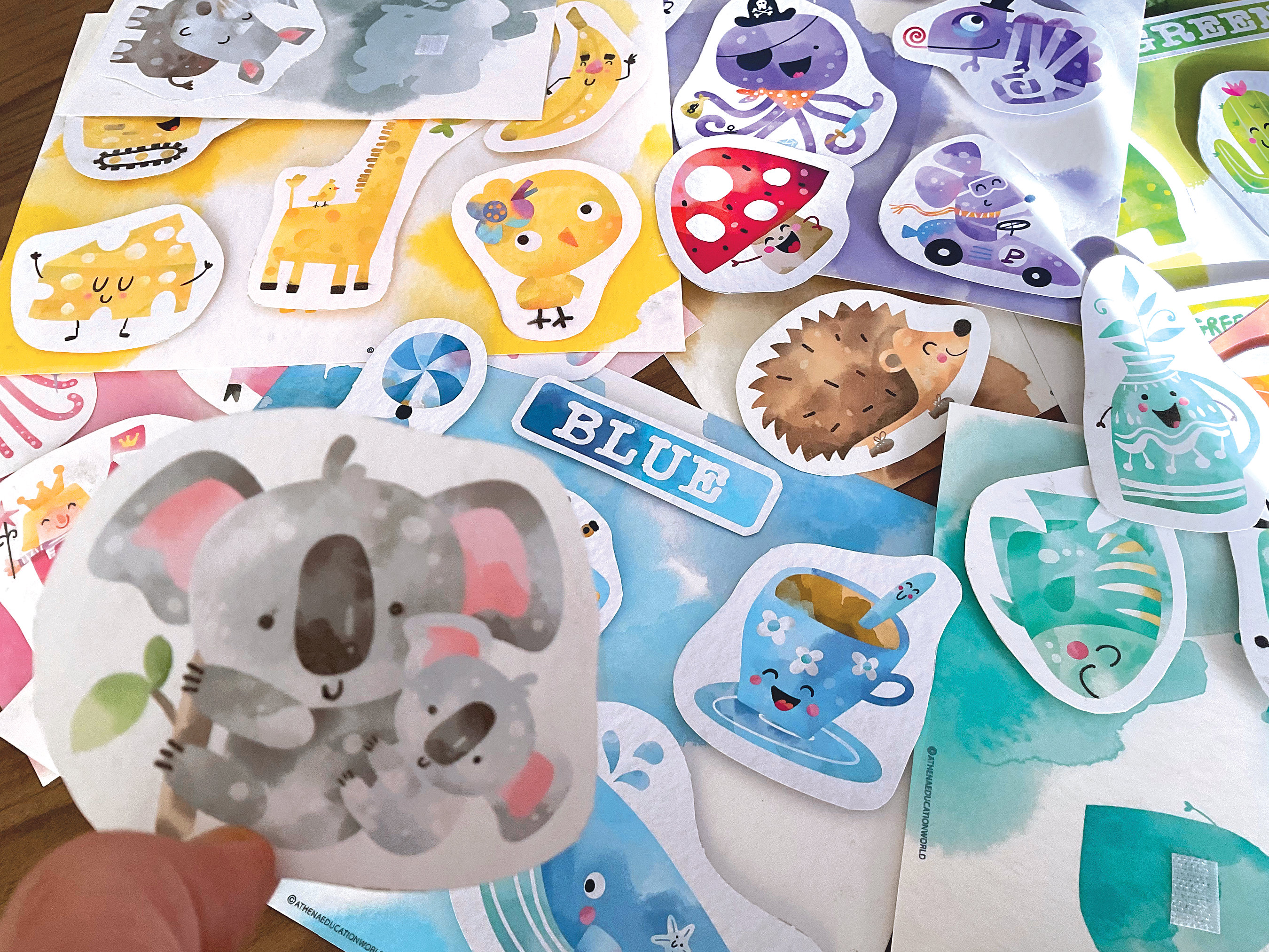 Watercolor Color Matching Worksheets, Sorting Colors,color Sorting ...