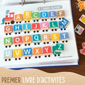 French Busy Book Printable,toddler Learning Binder,homeschool Resources ...