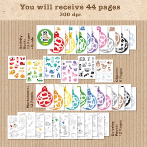 Color Matching Busy Book, Printable Activity,color Sorting Toddler Game ...