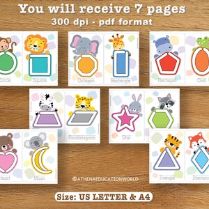 Playdough Mats for Kids Learning Shapes Printable,fun Sensory Activity ...