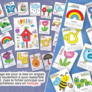 French Spring Playdough Mats,printable Play Dough Activity for Kids ...