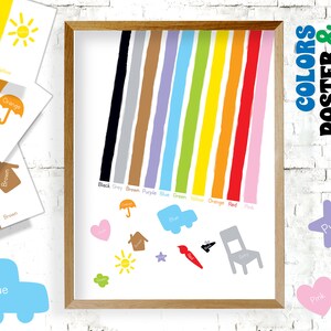 Cute Printable Animal Counting Poster, Watercolor Animal Number Poster ...