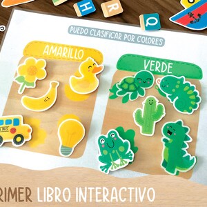 Spanish Busy Book Printable,toddler Learning Binder,homeschool ...