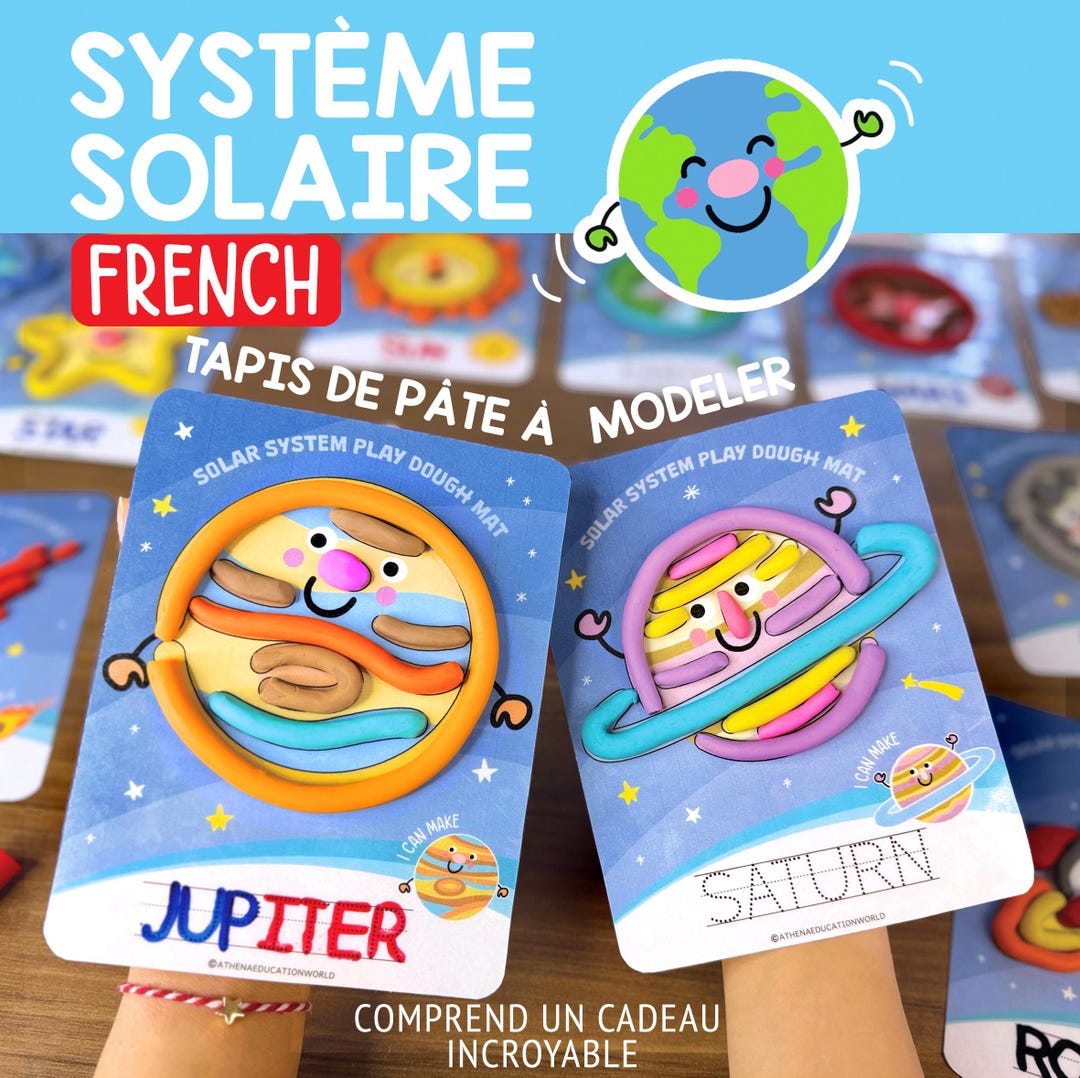Solar System Playdough Mats Printable, Space Activity for Preschool ...
