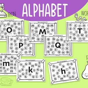 Preschool Pre-k + Kindergarten Alphabet Bundle, +300 Pages Printable ...