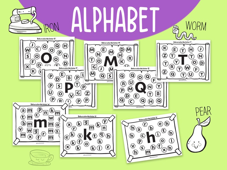 Preschool Pre-k Kindergarten Alphabet Bundle, 300 Pages Printable ...
