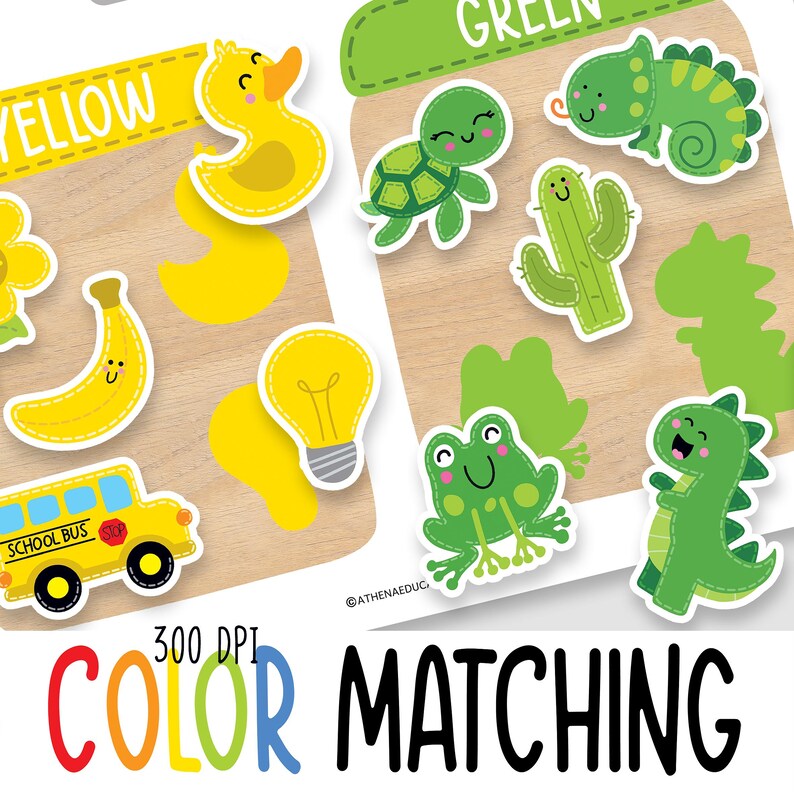 Color Matching Worksheets, Sorting Colors in Jars, Color Sorting Game ...