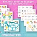 Spring Counting Activity 1-10, Number Match Printable for Toddlers, Pom ...