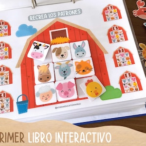 Spanish Busy Book Printable,toddler Learning Binder,homeschool ...