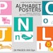 Alphabet Poster Printable Large Format for Classroom Use, Educational ...