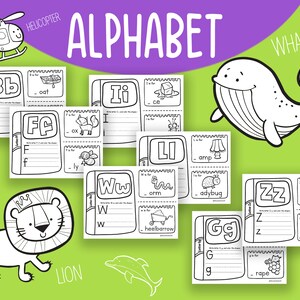Preschool Pre-k + Kindergarten Alphabet Bundle, +300 Pages Printable ...