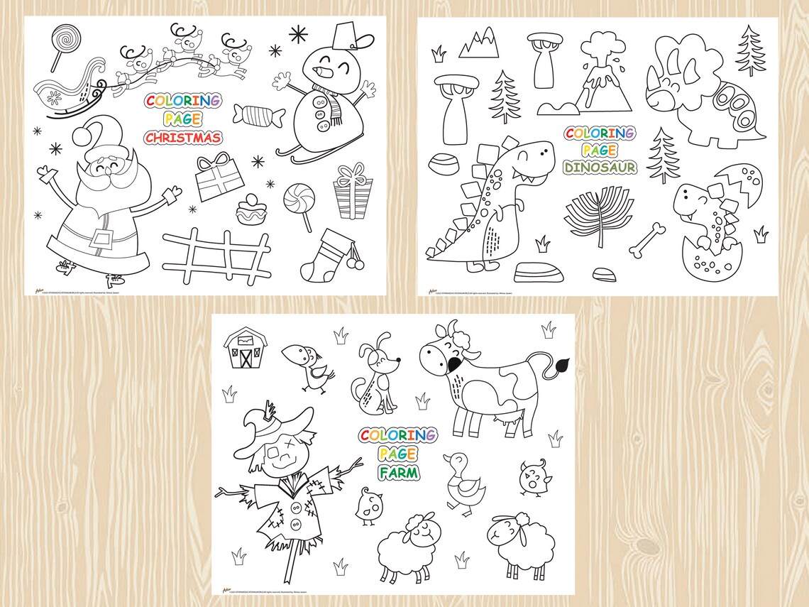 Maze & Coloring Activity Book, Printable Maze and Coloring Pages for ...