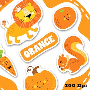 Color Matching Busy Book, Printable Activity,color Sorting Toddler Game ...