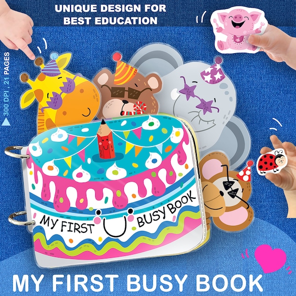 Busy Book - Etsy