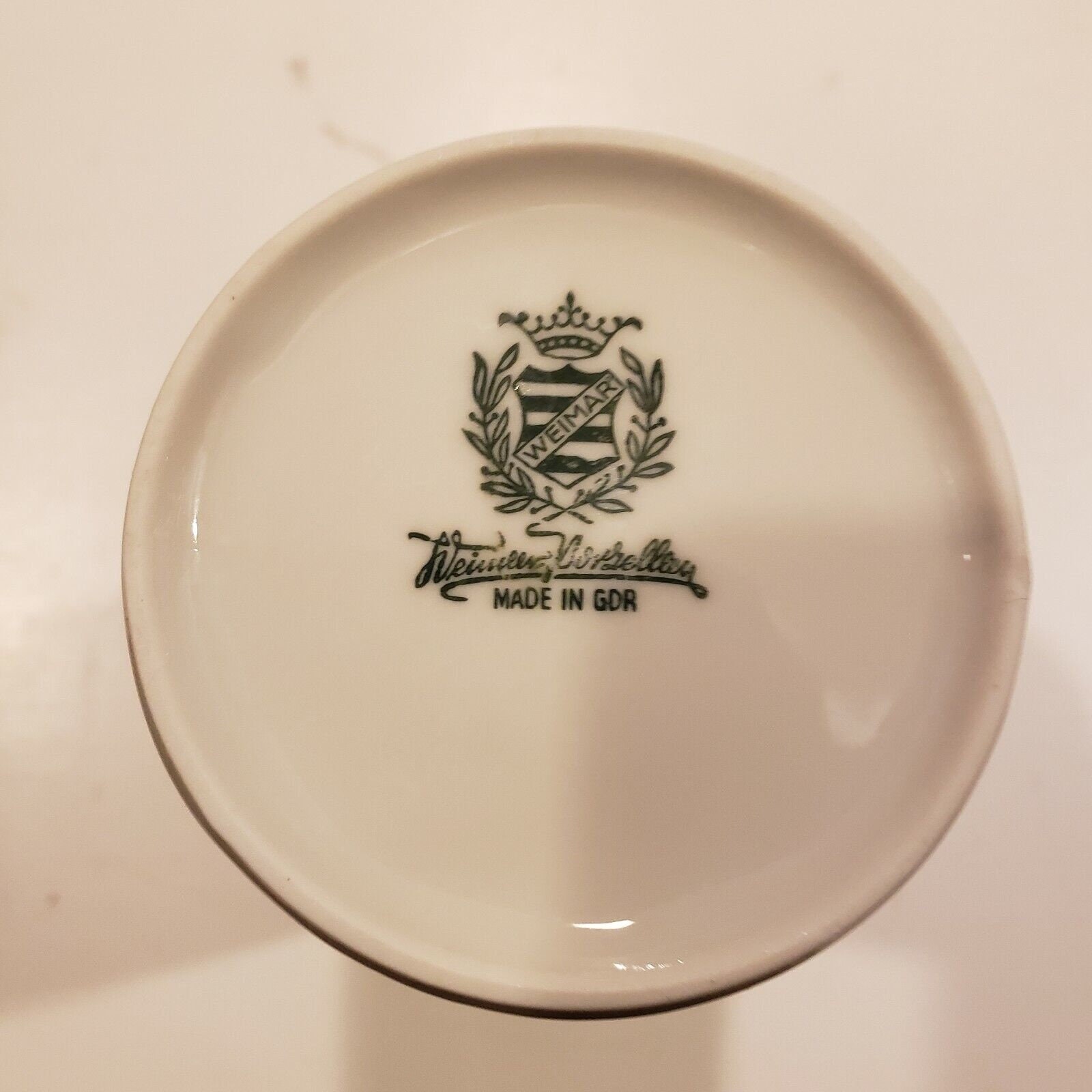 Weimar Porzellan Stempel Grun