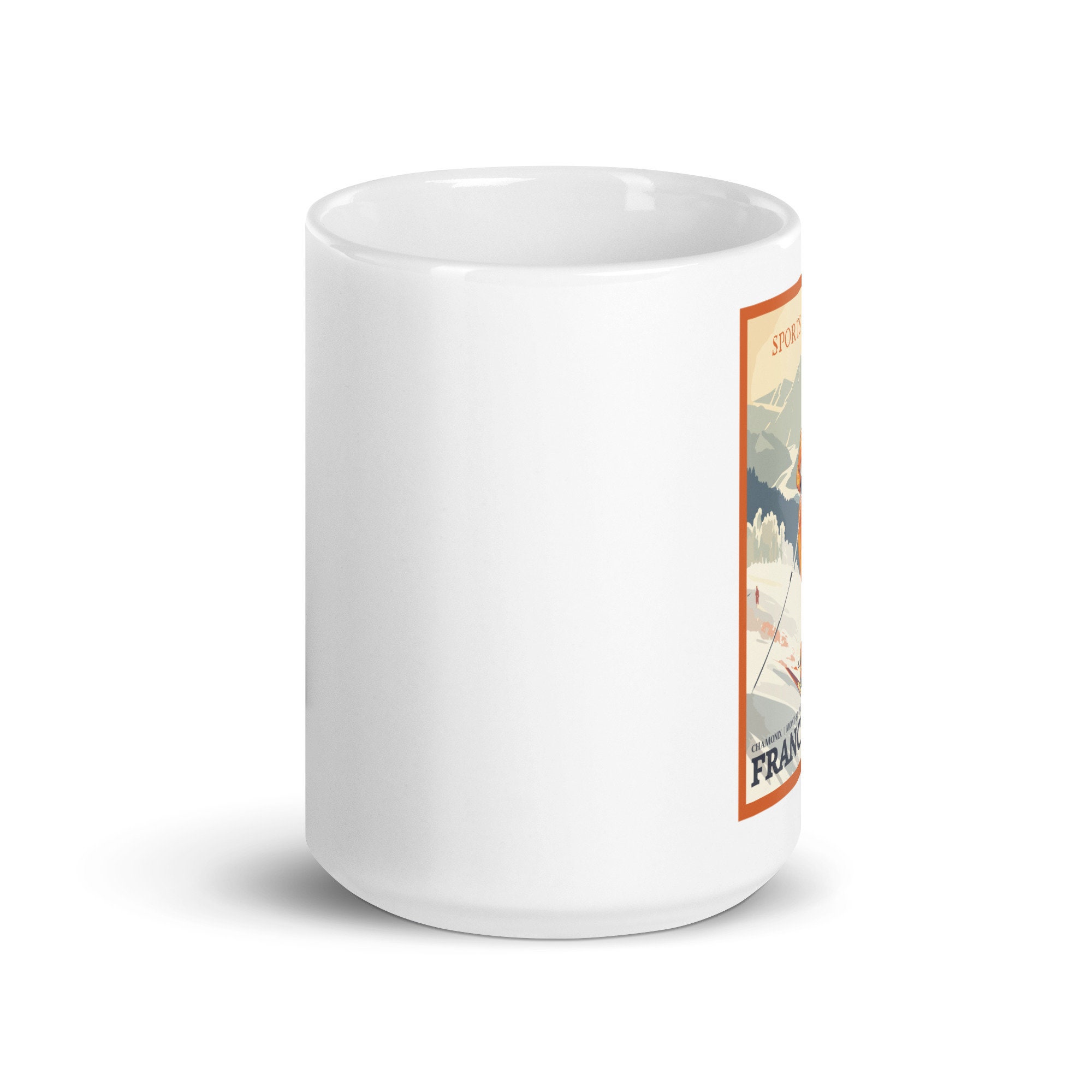 Chamonix Mug - Ski Resort Vintage Mug,perfect for Skiing Enthusiasts ...