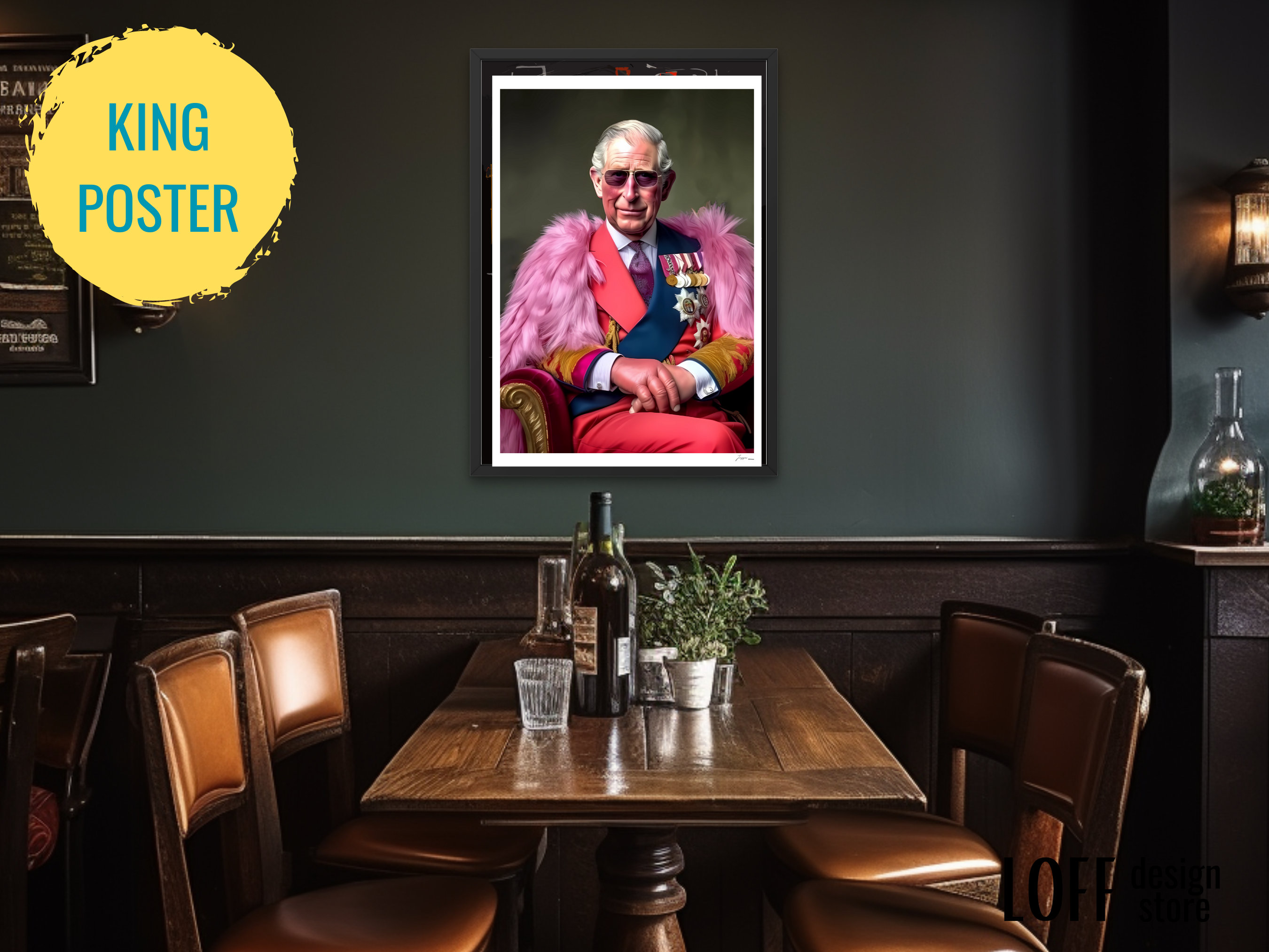 Poster cm King Charles Iii's ,summer Style, Coronation Art Print ...