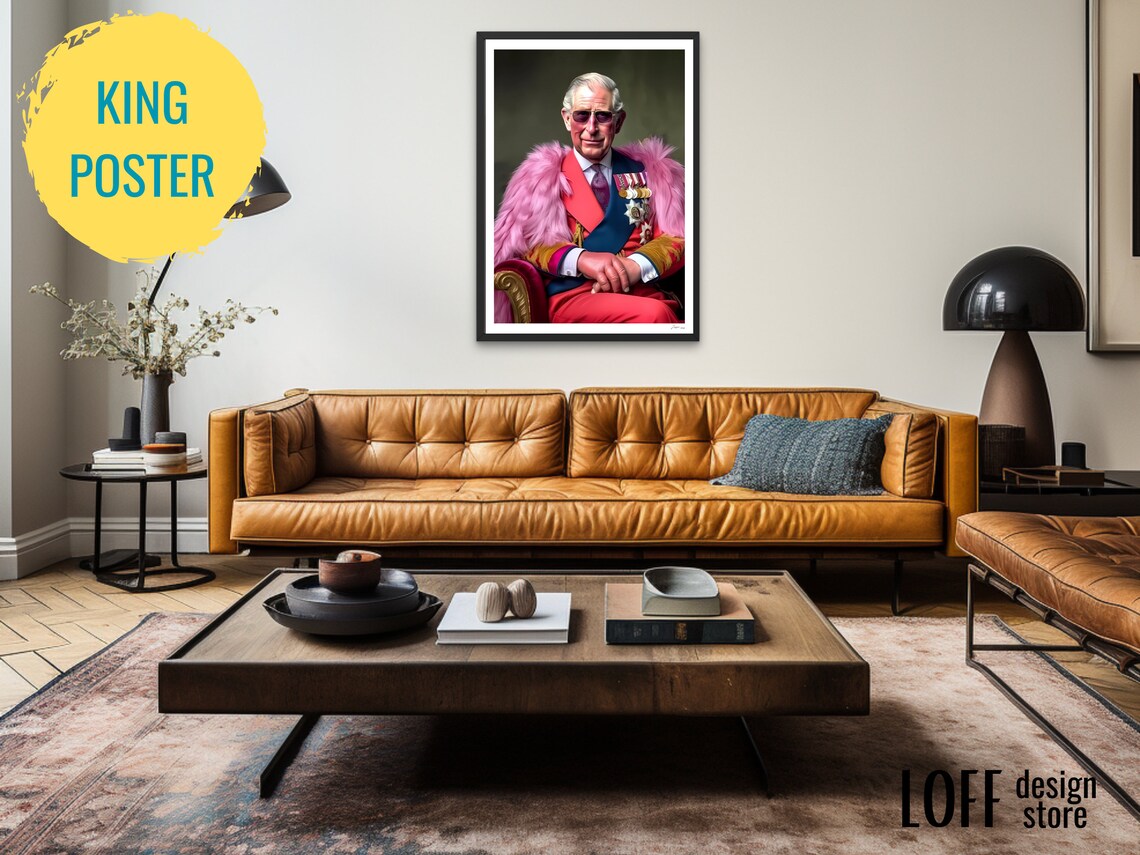 Poster cm King Charles Iii's ,summer Style, Coronation Art Print ...