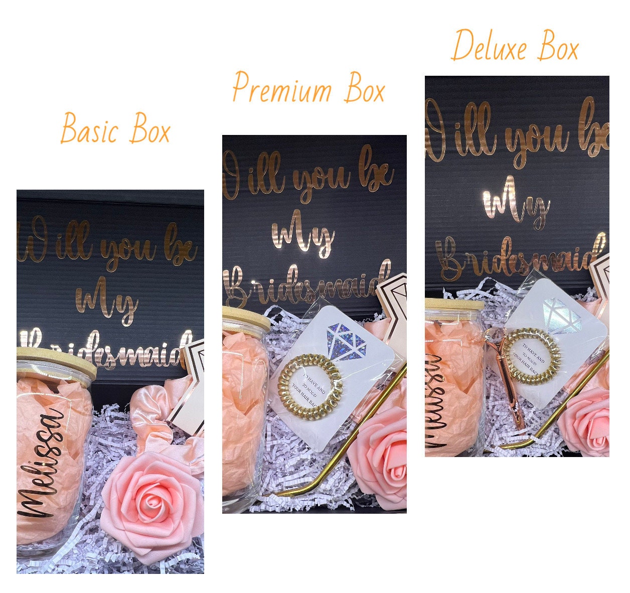 Will You Be My Bridesmaid Proposal Gift Box ,personalized Bridesmaid ...