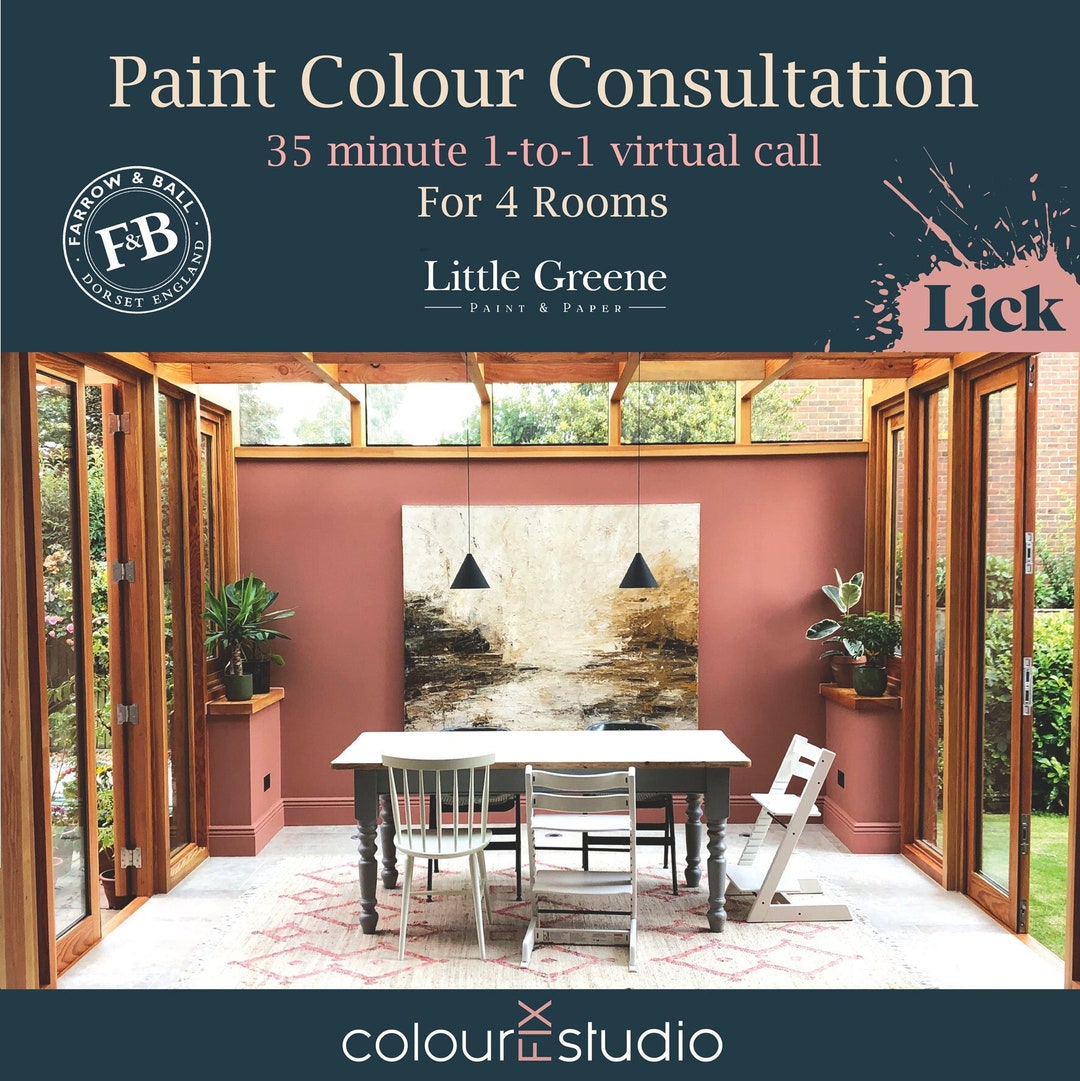 35 Minute 1-TO-1 Virtual Colour Consultation for 4 Rooms - Etsy
