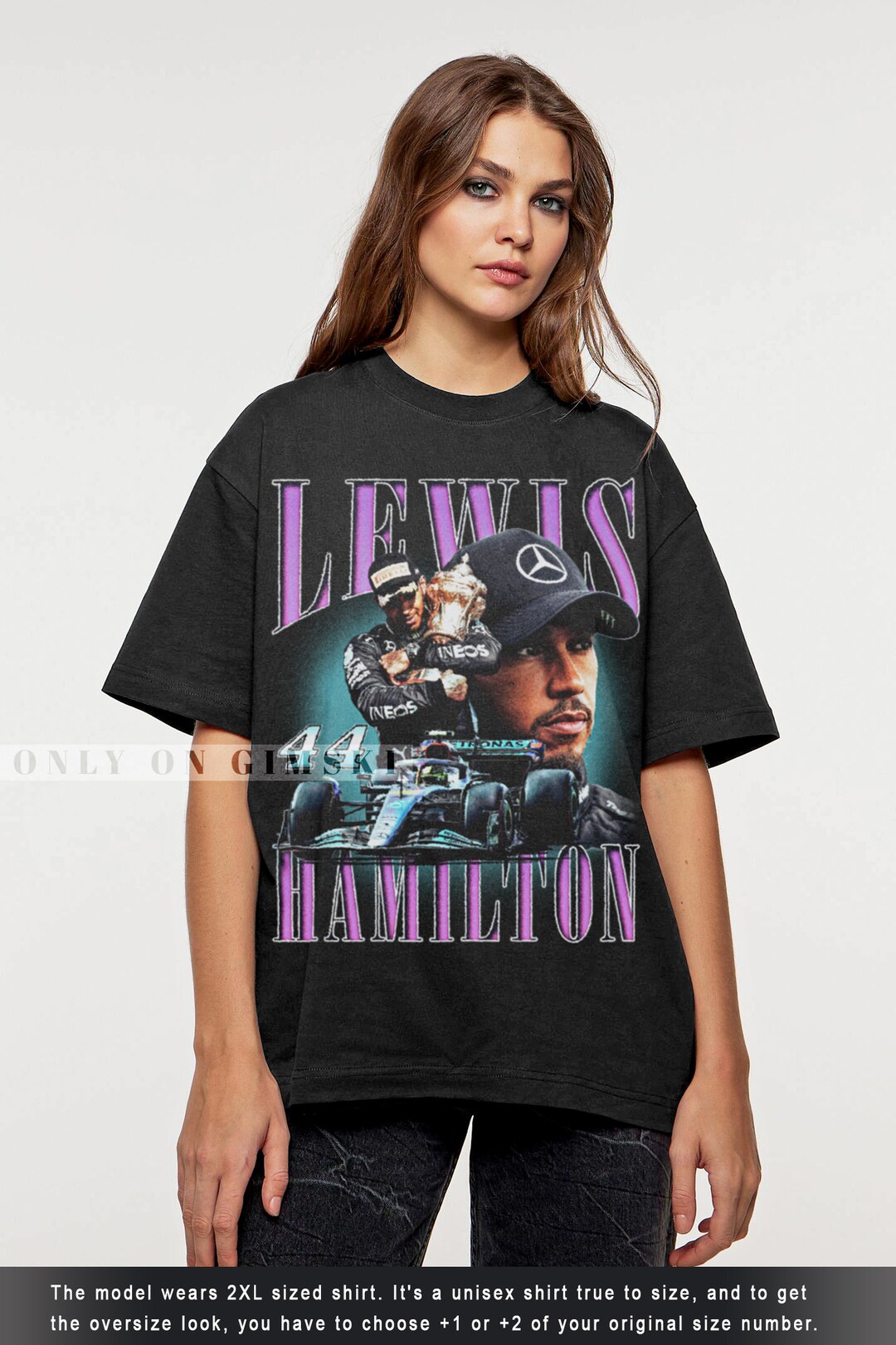 Lewis Hamilton Shirt Vintage Bootleg Graphic Tee Lewis Hamilton T-shirt ...