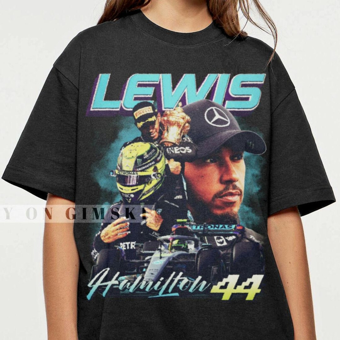 Lewis Hamilton Shirt Vintage Bootleg Graphic Tee Lewis Hamilton T-shirt ...