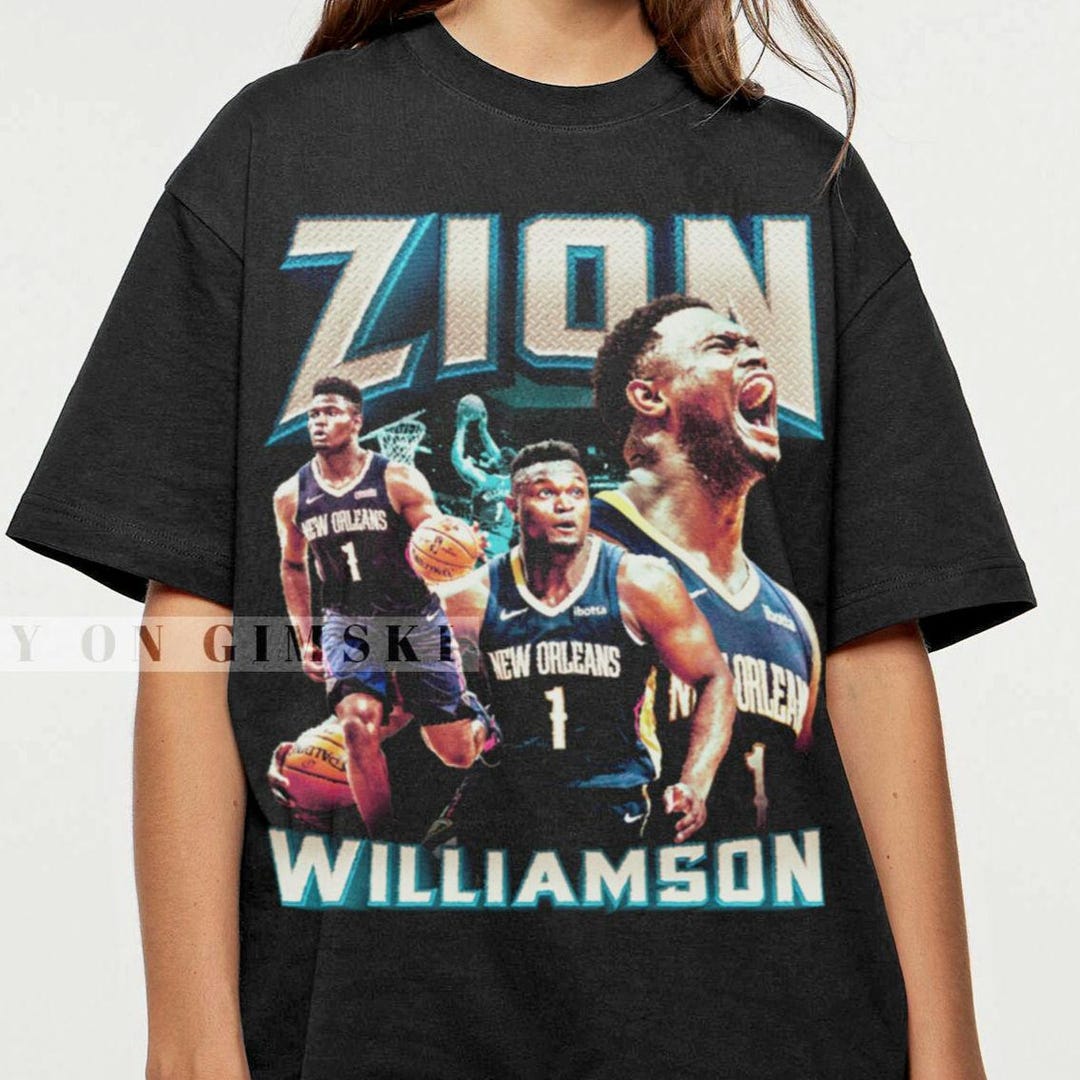 Zion Williamson Shirt Vintage Bootleg Graphic Tee Zion Williamson T ...