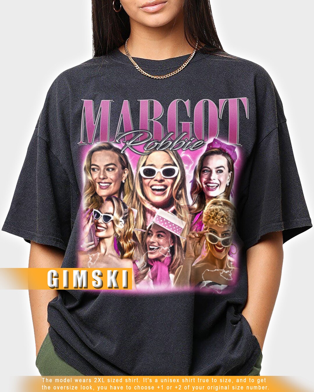Limited Margot Robbie Shirt Vintage Bootleg Margot Robbie T-shirt Tee ...