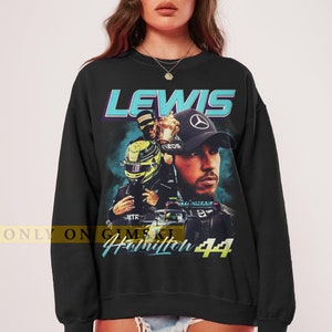 Lewis Hamilton Shirt Vintage Bootleg Graphic Tee Lewis Hamilton T-shirt ...