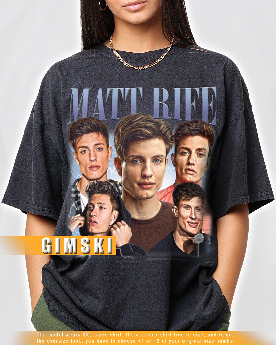 Limited Matt Rife Comedian Shirt Vintage Bootleg Matt Rife T-shirt ...