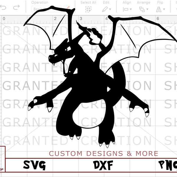 Charizard Svg - Etsy