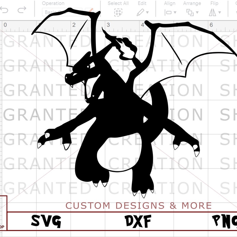 Charizard Cricut Svg - Etsy
