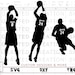 Lebron James 6 23 SVG DXF PNG Instant Download Cricut Silhouette Iron ...