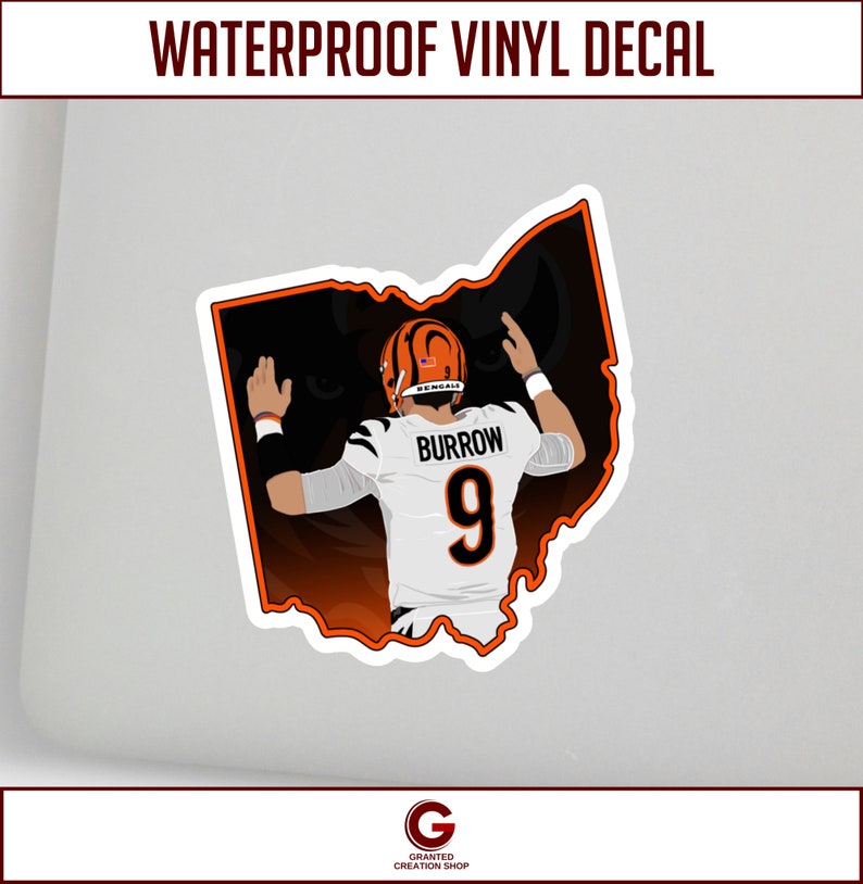 Joe Burrow Decal - Etsy