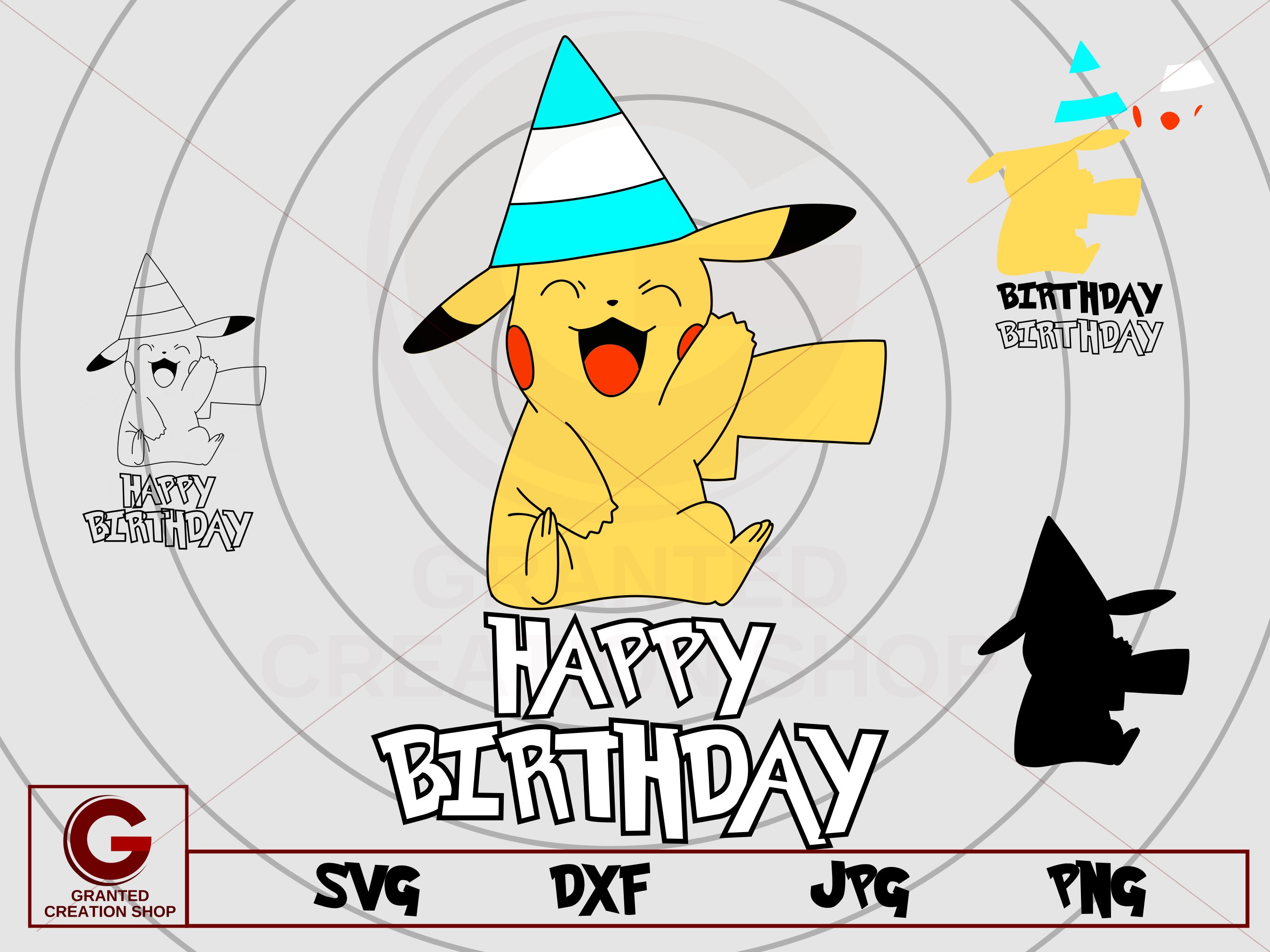 Pikachu Birthday Hat