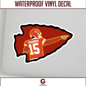 Patrick Mahomes Decal Waterproof Adhesive Vinyl - Etsy