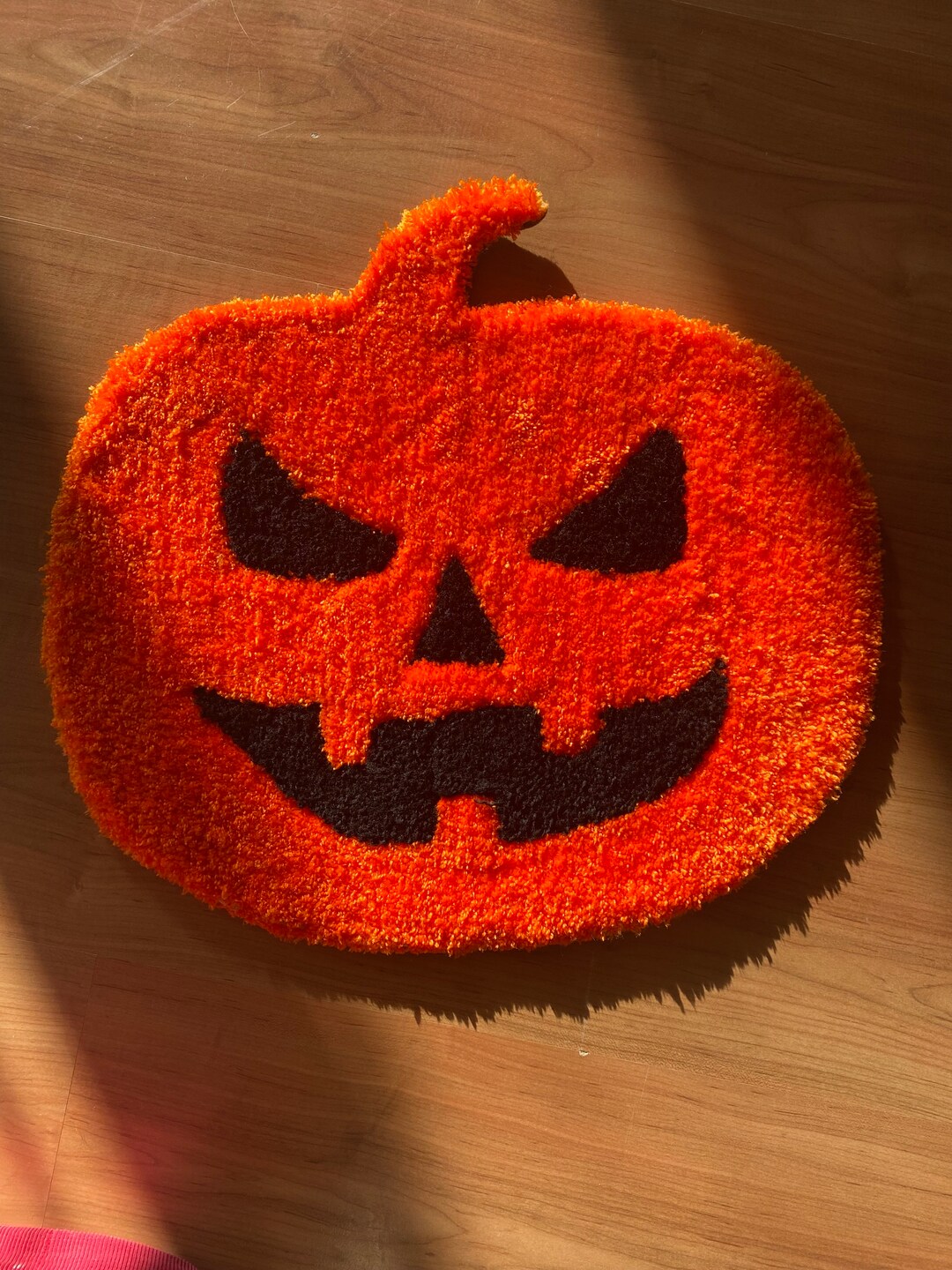 Pumpkin Hand Tufted Wall Rug /handmade Area Rug / Halloween - Etsy