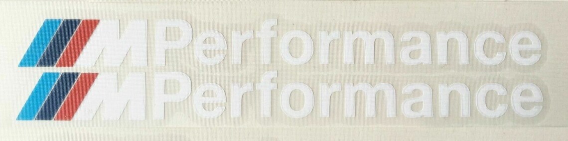 2x BMW Performance Sport Stickers Decal Graphics Vinyl 300 X 26mm - Etsy