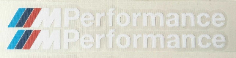 2x BMW Performance Sport Stickers Decal Graphics Vinyl 300 X 26mm - Etsy